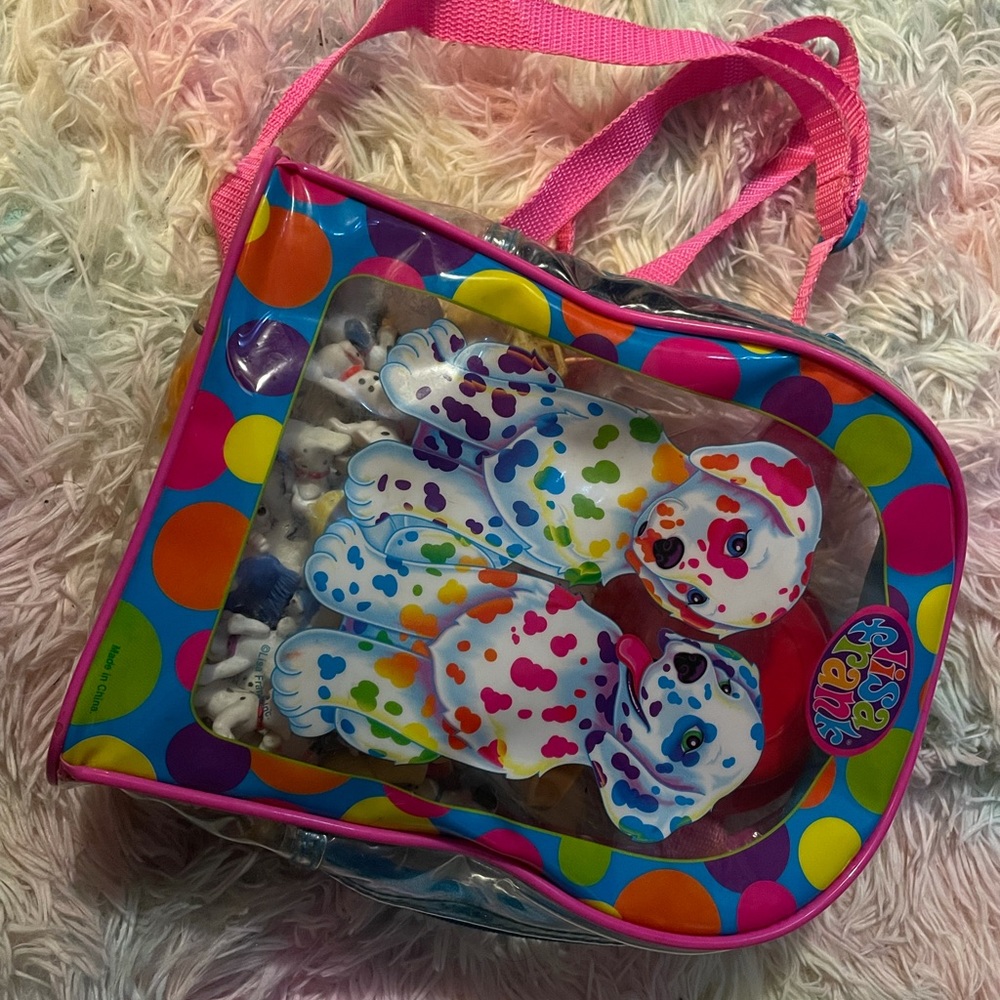 Rare Vintage Lisa Frank Dalmatian Clear Backpack - Gem